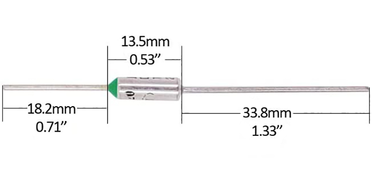 Iec 10a 250v Overtemperature Thermal Fuse Circuit Cutoffs Thermal Fuse ...