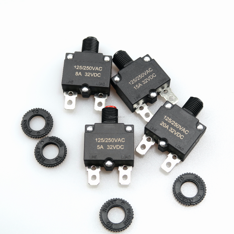 Buy Wholesale China 5a 8a 15a 20a 125/250vac Thermal Circuit Breaker ...