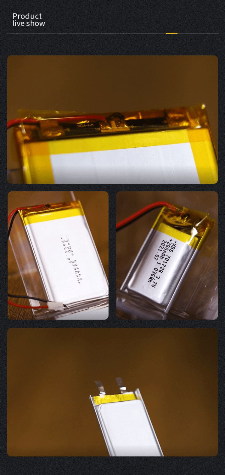 High Quality Strip Polymer Lithium Battery 3.7v 480mah 451860 - China ...