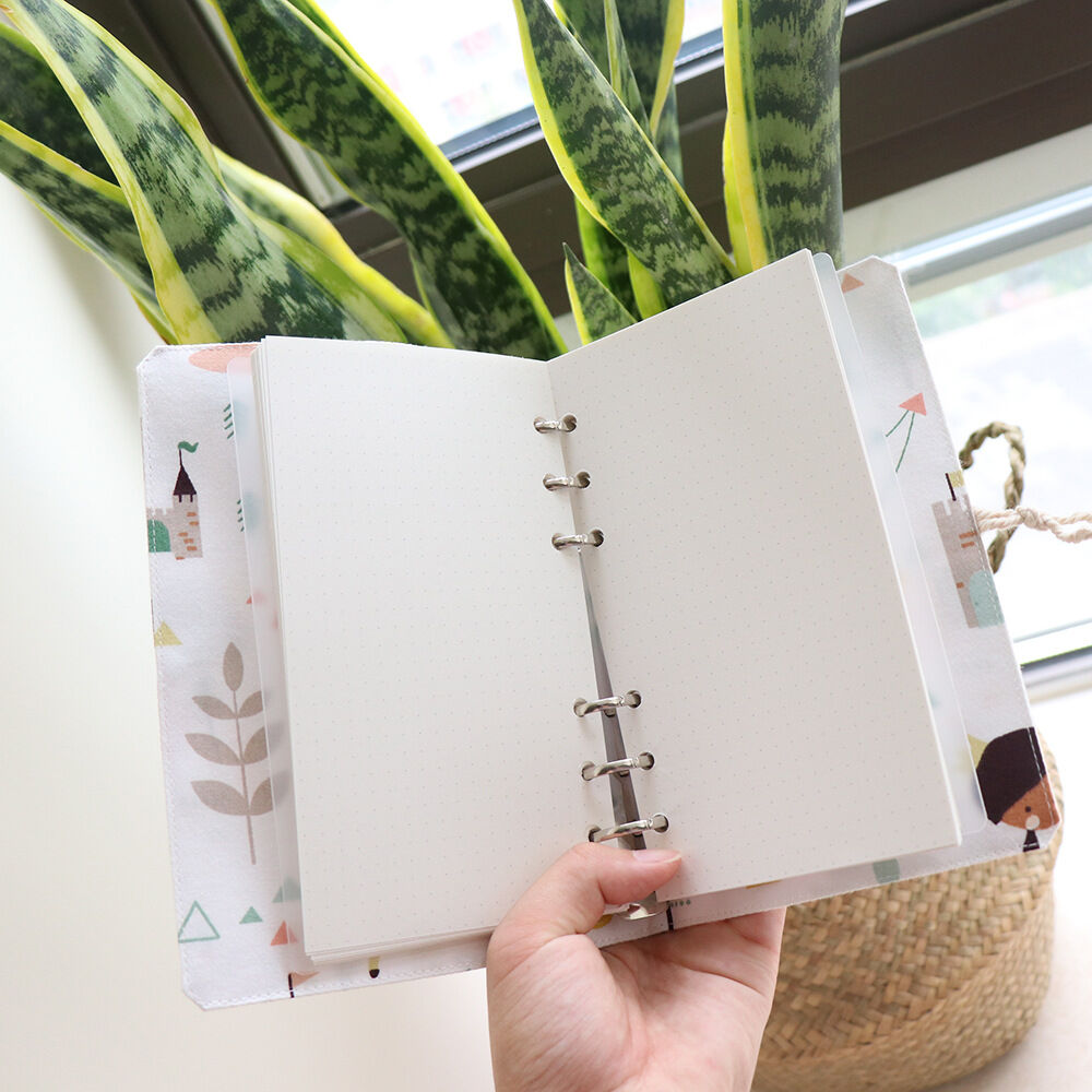 Buy Wholesale China A5 Binder Refillable Fabric Foral Journal Cloth ...