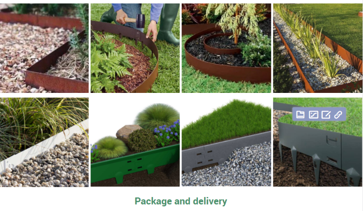 Buy Wholesale China Plastic Lawn Edging No Dig Landscape Edging Kit ...