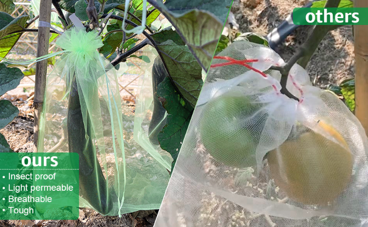 Fruit Protection Netting Bags For Fruit Trees Cover Mesh Bag With ...