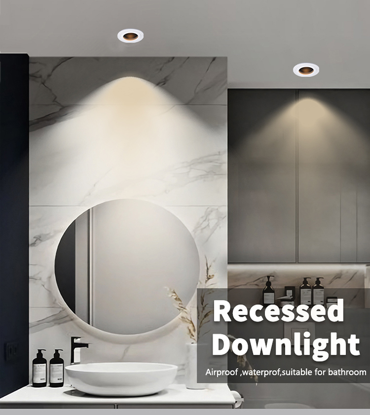 Downlight Die Cast Recessed Ceiling Light 5w Led Spot Light Adjustable ...