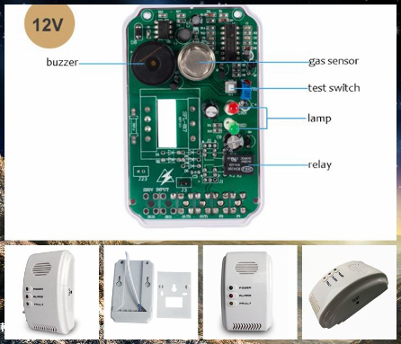 Home Explosion-proof H2s Combustible Multi Gas Leakage Detector ...