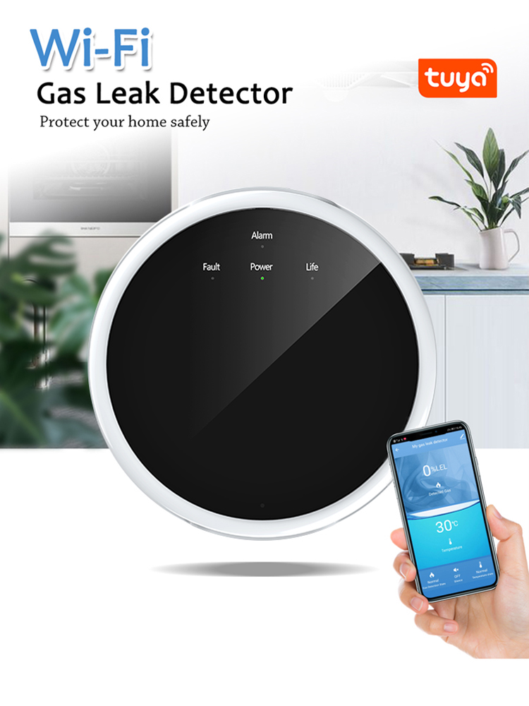 Buy Wholesale China Staniot Customized Tuya Wifi Natural Gas Sensor Combustible Household Smart ...