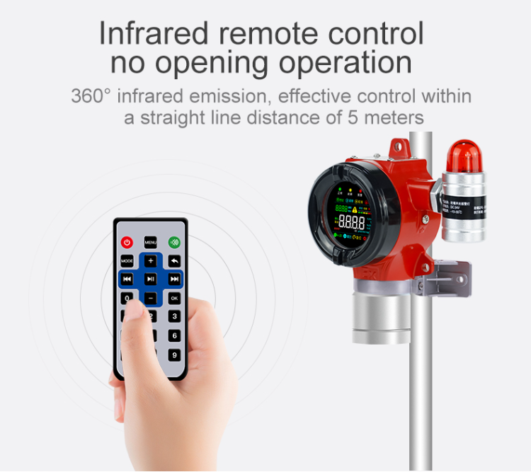 Buy Wholesale China Gas Detector Wall Mounted Fixed Bracket H2o2 High ...