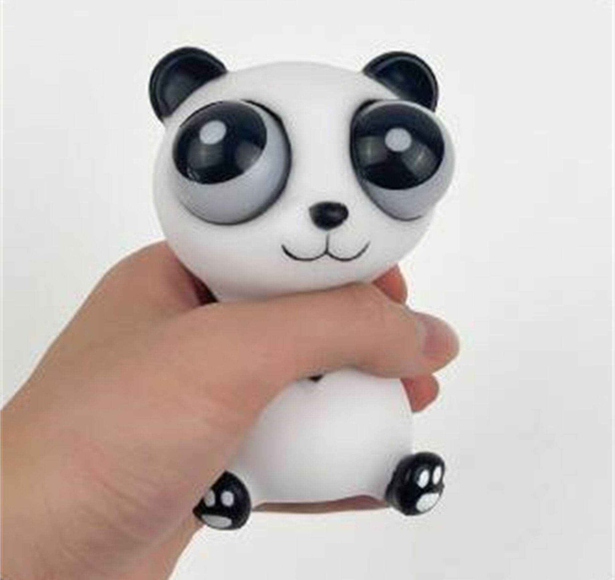 Hot Sell Eye Panda Action Figure Knead Happy Relief Ball Cartoon Animal ...