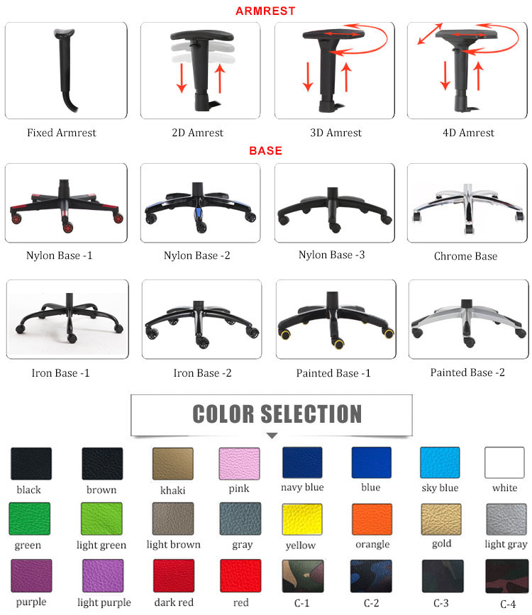 Buy Wholesale China New Design Supplier Adjustable Height Office Chair ...