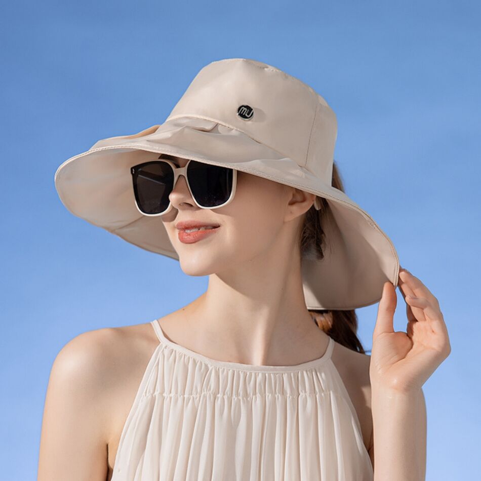 Buy Wholesale China New Summer Hat Women's Large Brim Outdoor Sunscreen ...