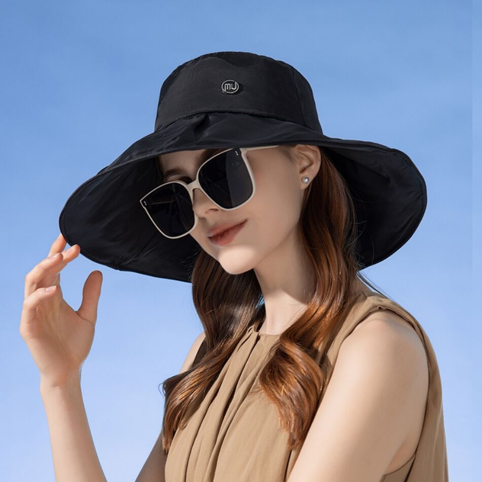 Buy Wholesale China New Summer Hat Women's Large Brim Outdoor Sunscreen ...