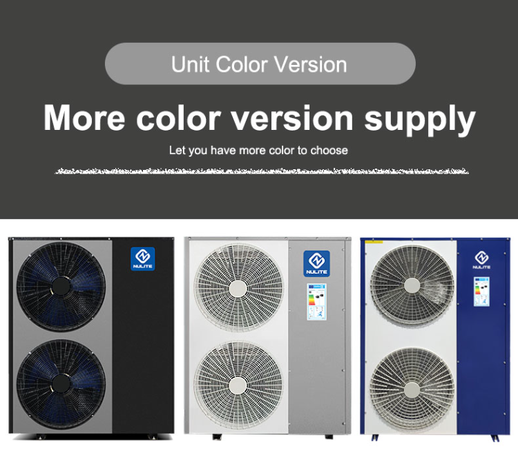 Nulite R32 Wifi Control 10kw 20kw 30kw Dc Inverter Monoblock Air Source ...