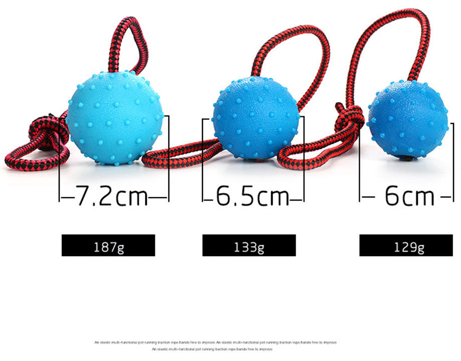 Buy Wholesale China Dog Toys Treat Balls Interactive Hemp Rope Rubber Leaking Balls For Small ...