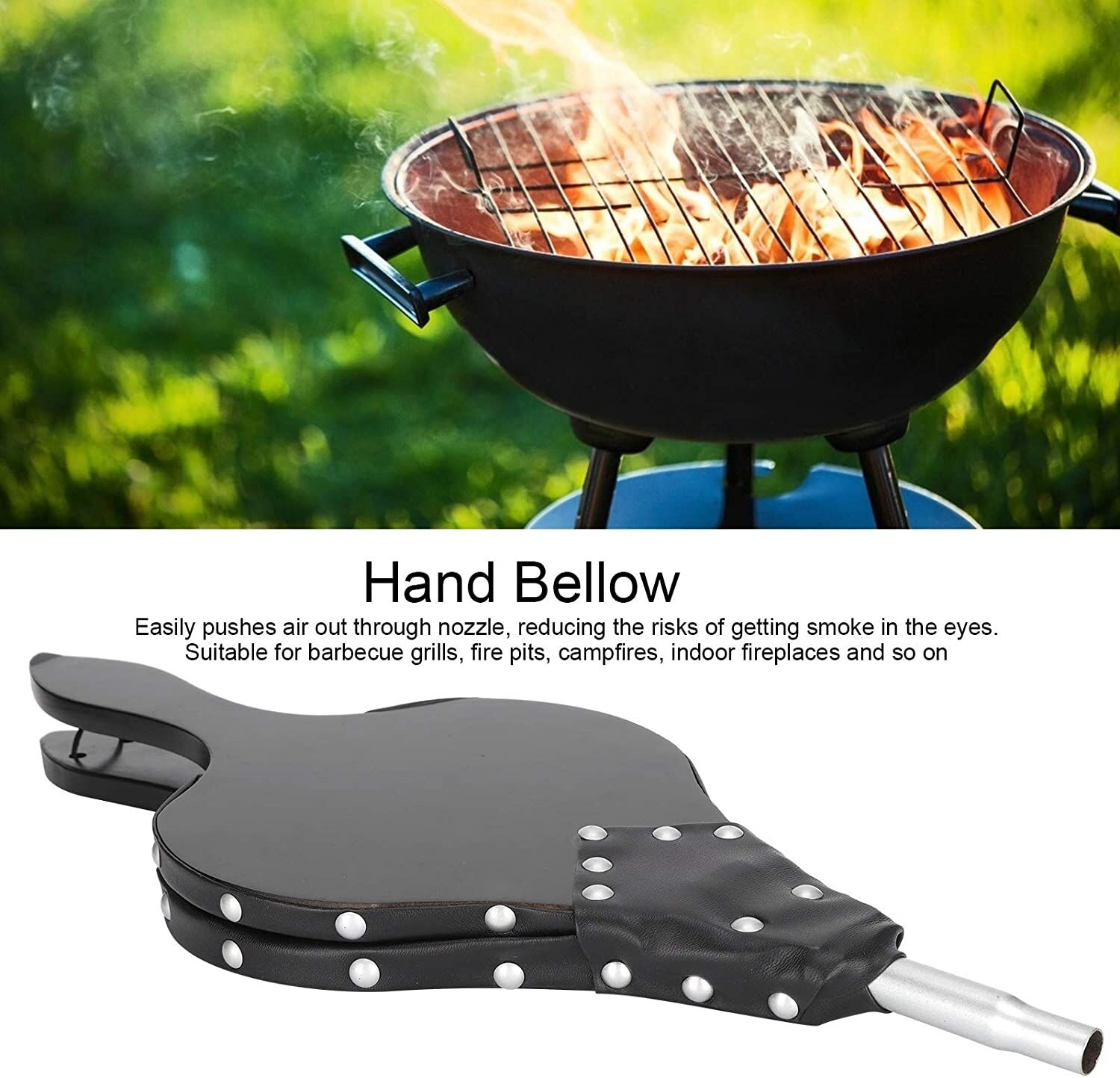 Buy Wholesale China Fireplace Bellows Large 15.5” X 6.7” Indoor Brown ...