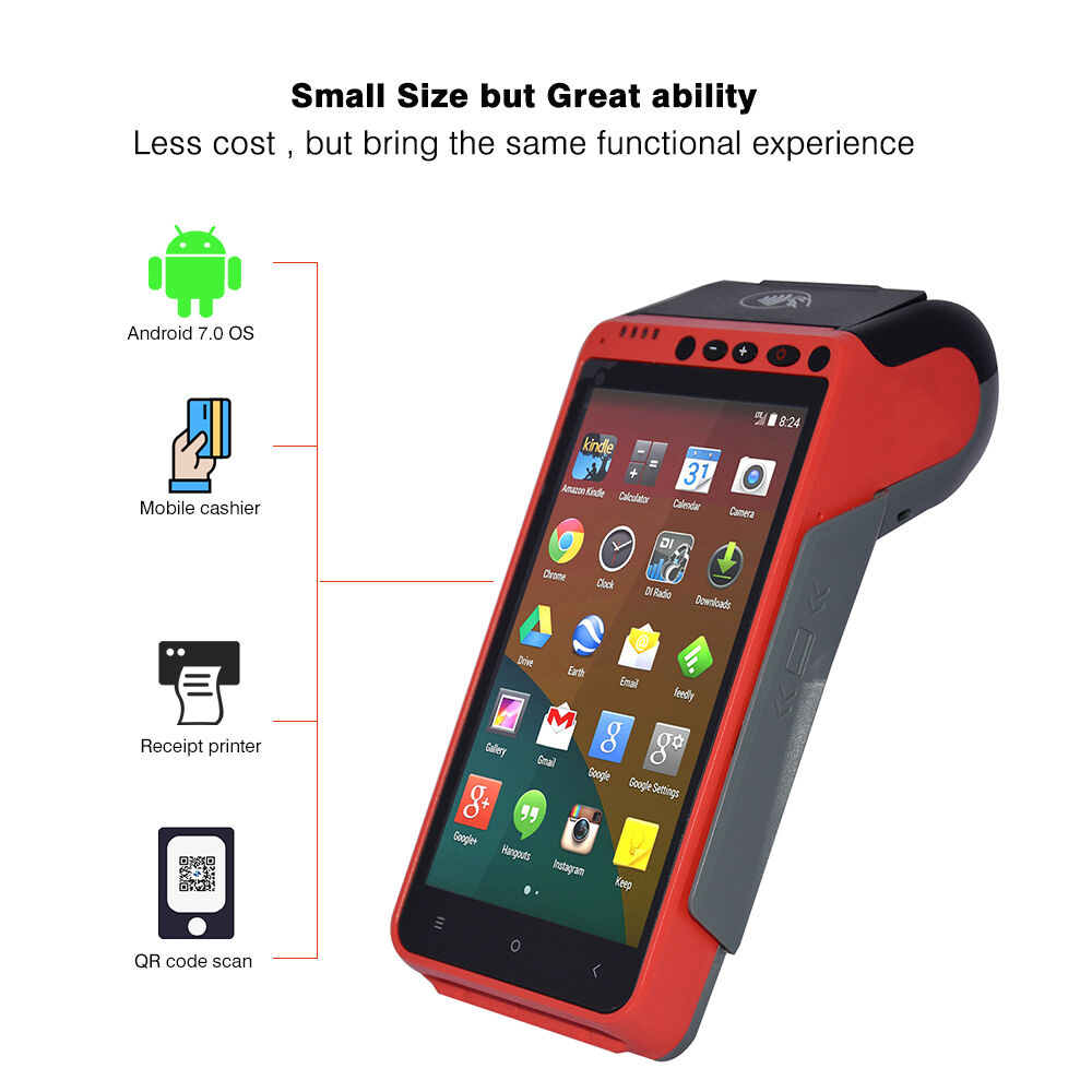 Buy Wholesale China Android Bt Wifi Nfc Pos Terminal Handheld Portable ...