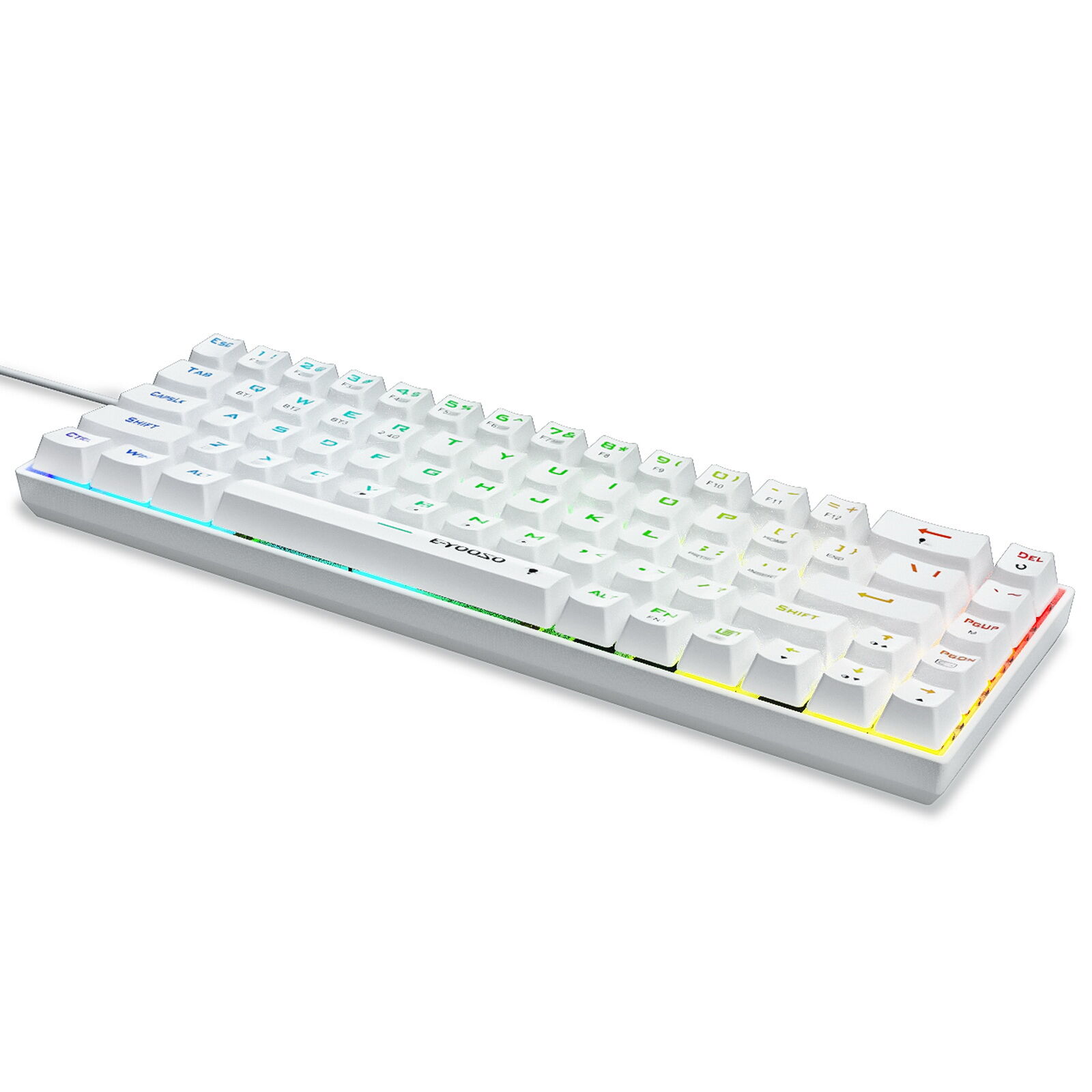 Buy Wholesale China New Model Cool Mechanical Keyboard E-yooso Z686 ...