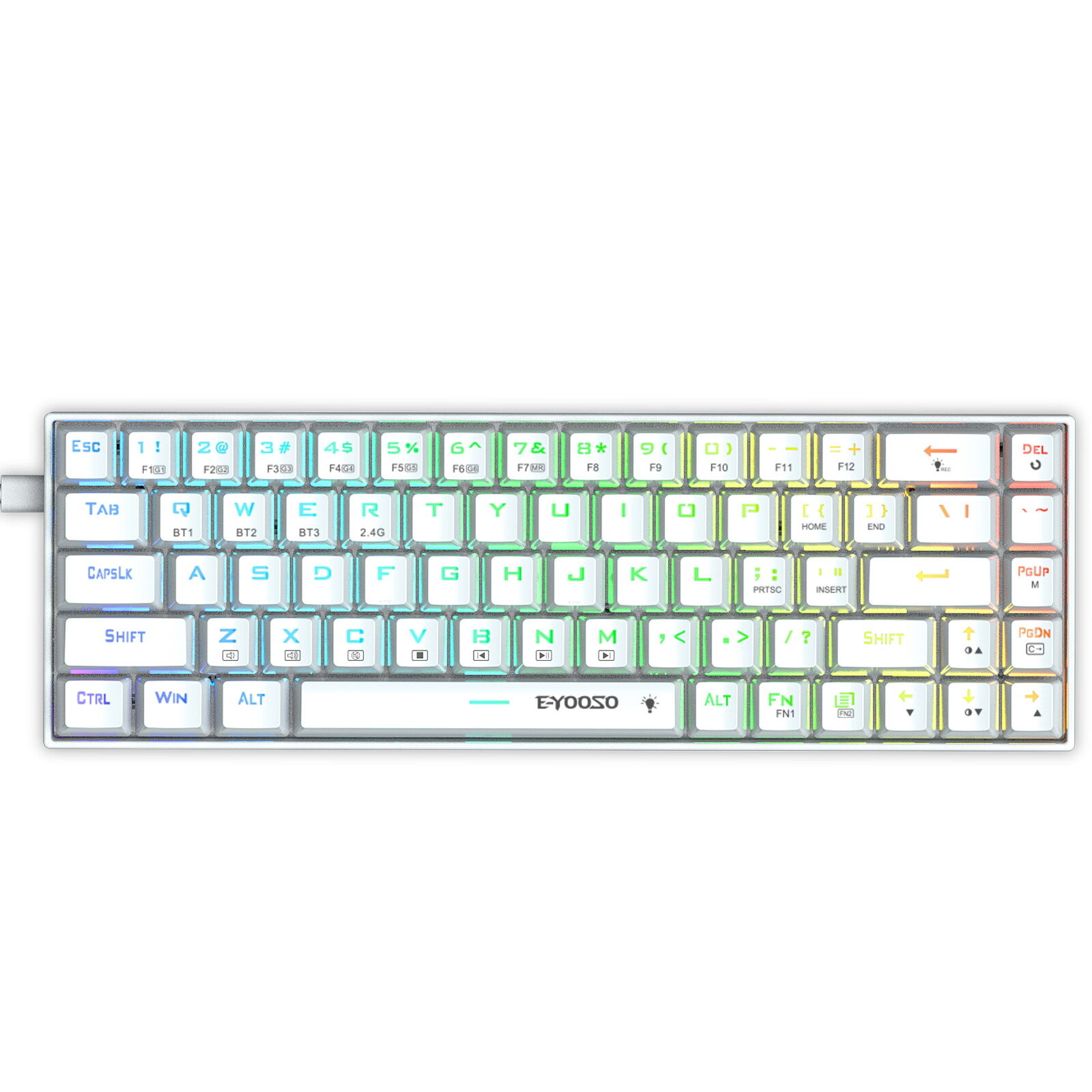 Buy Wholesale China New Model Cool Mechanical Keyboard E-yooso Z686 ...