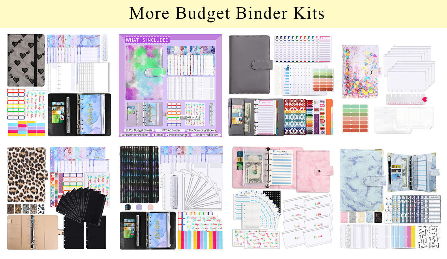 Budget Binder Kit –purple Budget Binder Money Wallet Organizer Planner ...