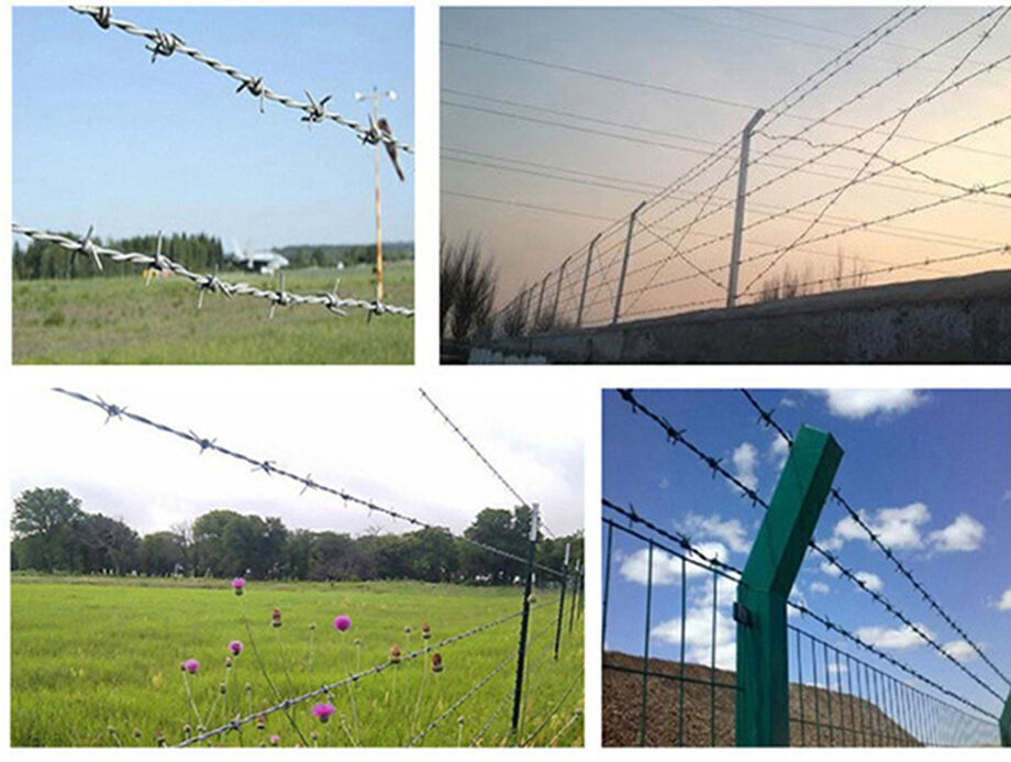 Wholesale Barbed Wire Price Per Ton Farm Enclosure Fence Rolls Security ...
