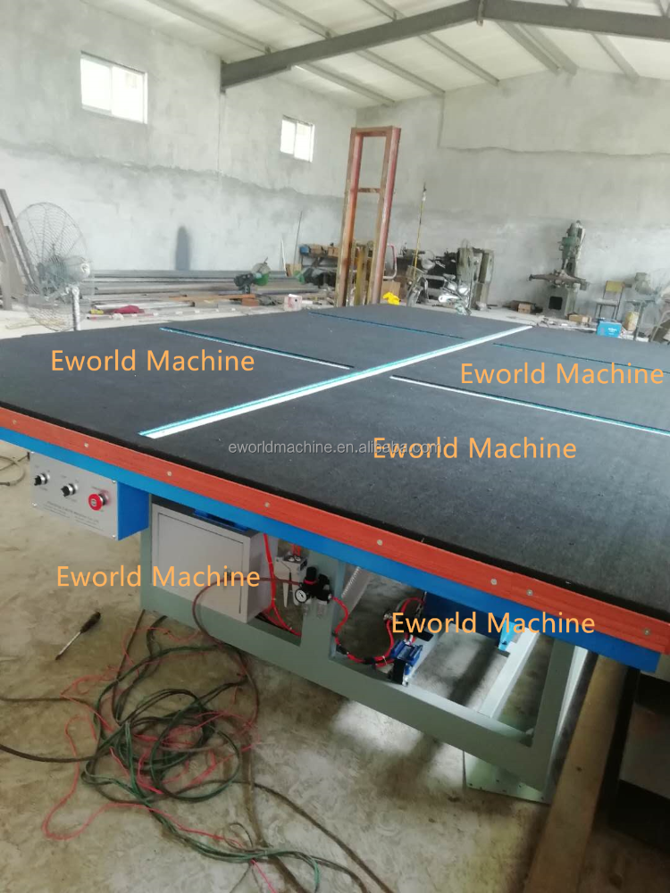 Air Float Breaking Manual Cutting Table Glass Auto Glass Loader Cutter Breaking Down