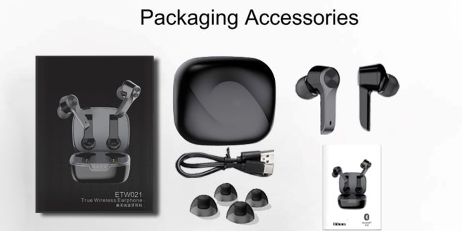 In-ear Wireless Waterproof Ipx4 Wireless Earphones With 20hours ...