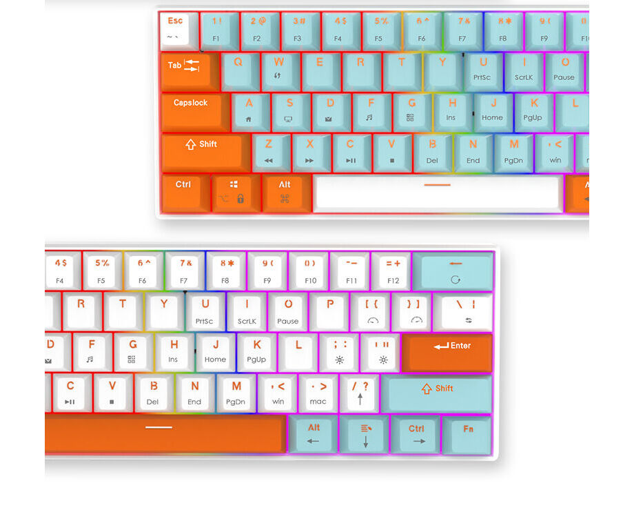 Buy Wholesale China Promotion Hot Swappable Wired Mini 60% 63 Keyboard ...