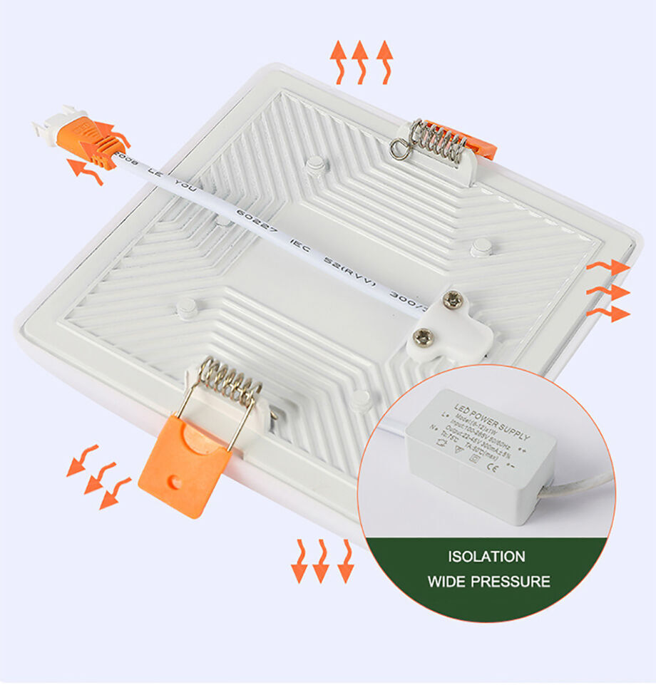Buy Wholesale China Indoor Ceiling Lighting Square Adjustable Hole Sise ...