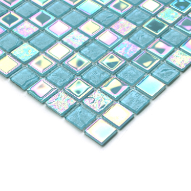 Bulk Buy China Wholesale Foshan Glass Glossy Rainbow Glass Mosaic ...