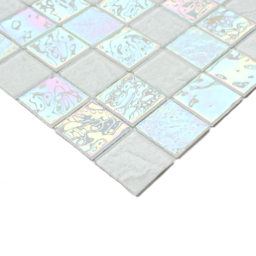 Bulk Buy China Wholesale Foshan Glass Glossy Rainbow Glass Mosaic ...