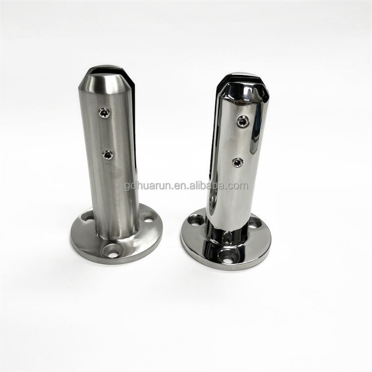 Frameless Glass Pool Fence Round Spigot With Base Plate & Cover ...