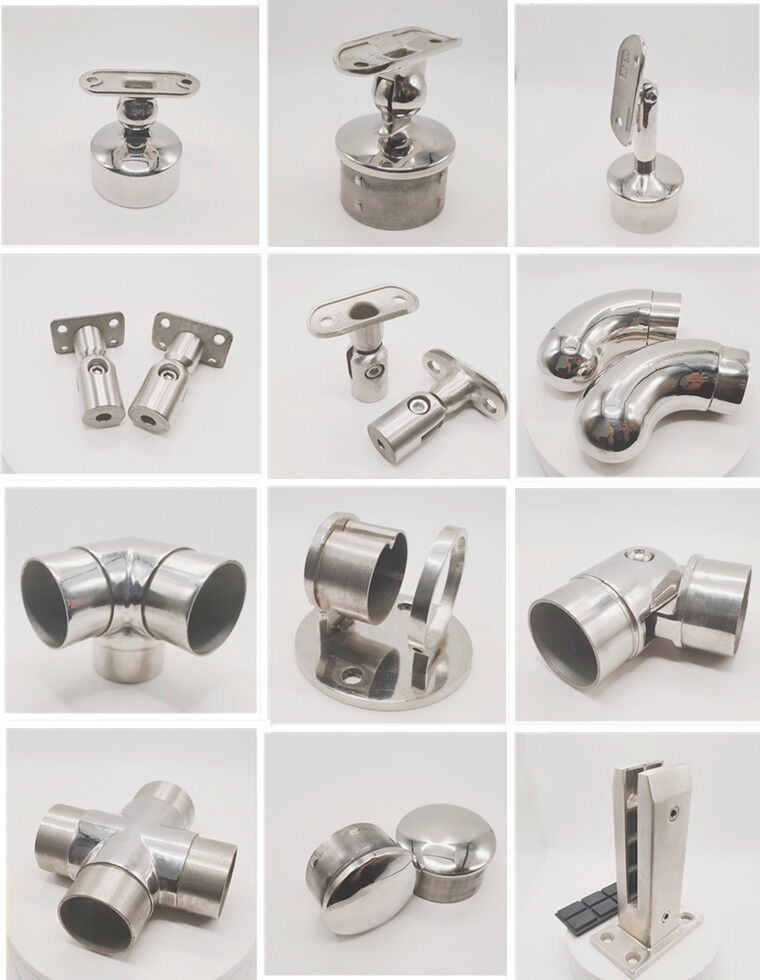 Stainless Steel Sus304 Spigot Glass Clamp Accessories For Frameless ...