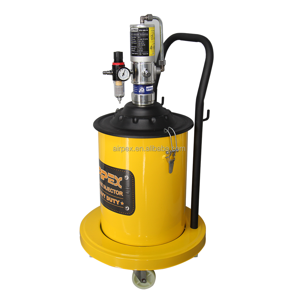 20 L Ap-airg20 Pressure Ratio 50:1 Grease Pump Grease Gun Pneumatic ...