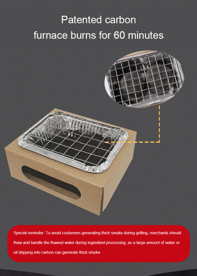 Buy China Wholesale Hongqiang New Takeaway Disposable Portable Bbq ...