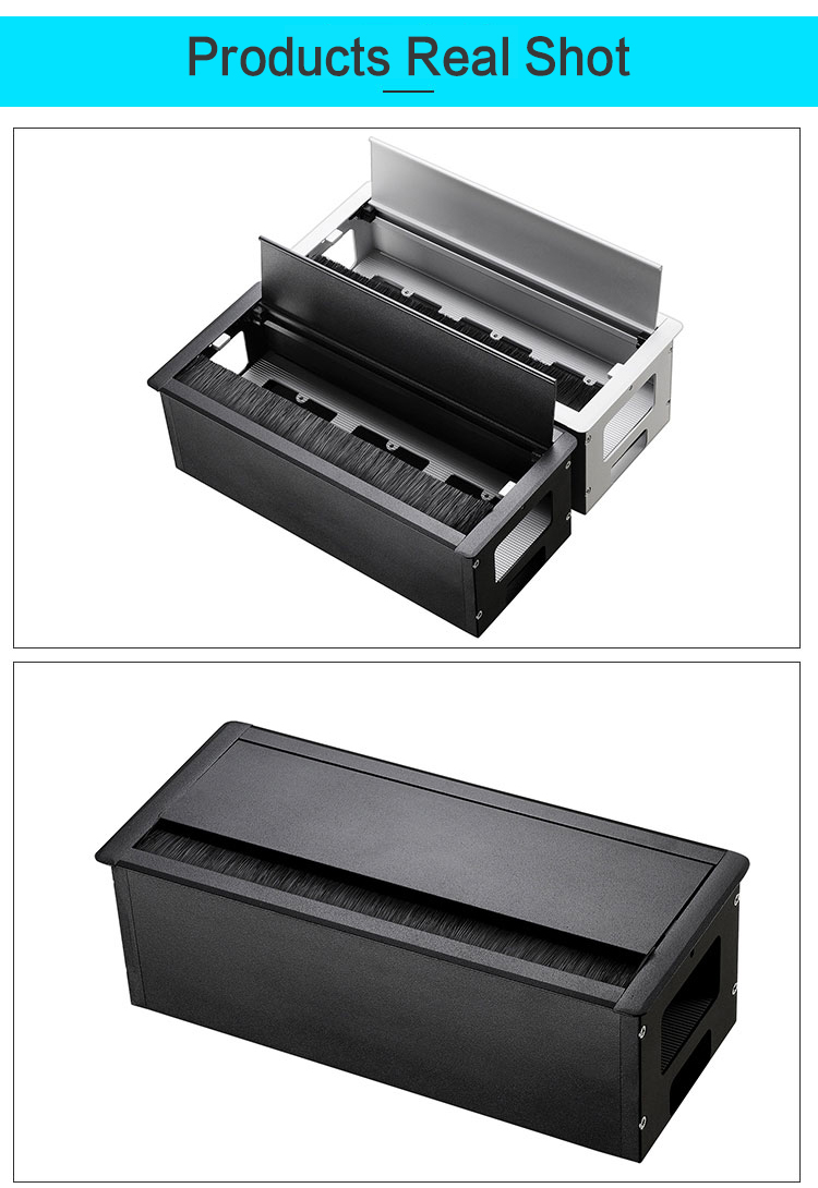 Buy Wholesale China Computer Desk Wire Hole 40mm Flip Up Brush Office ...