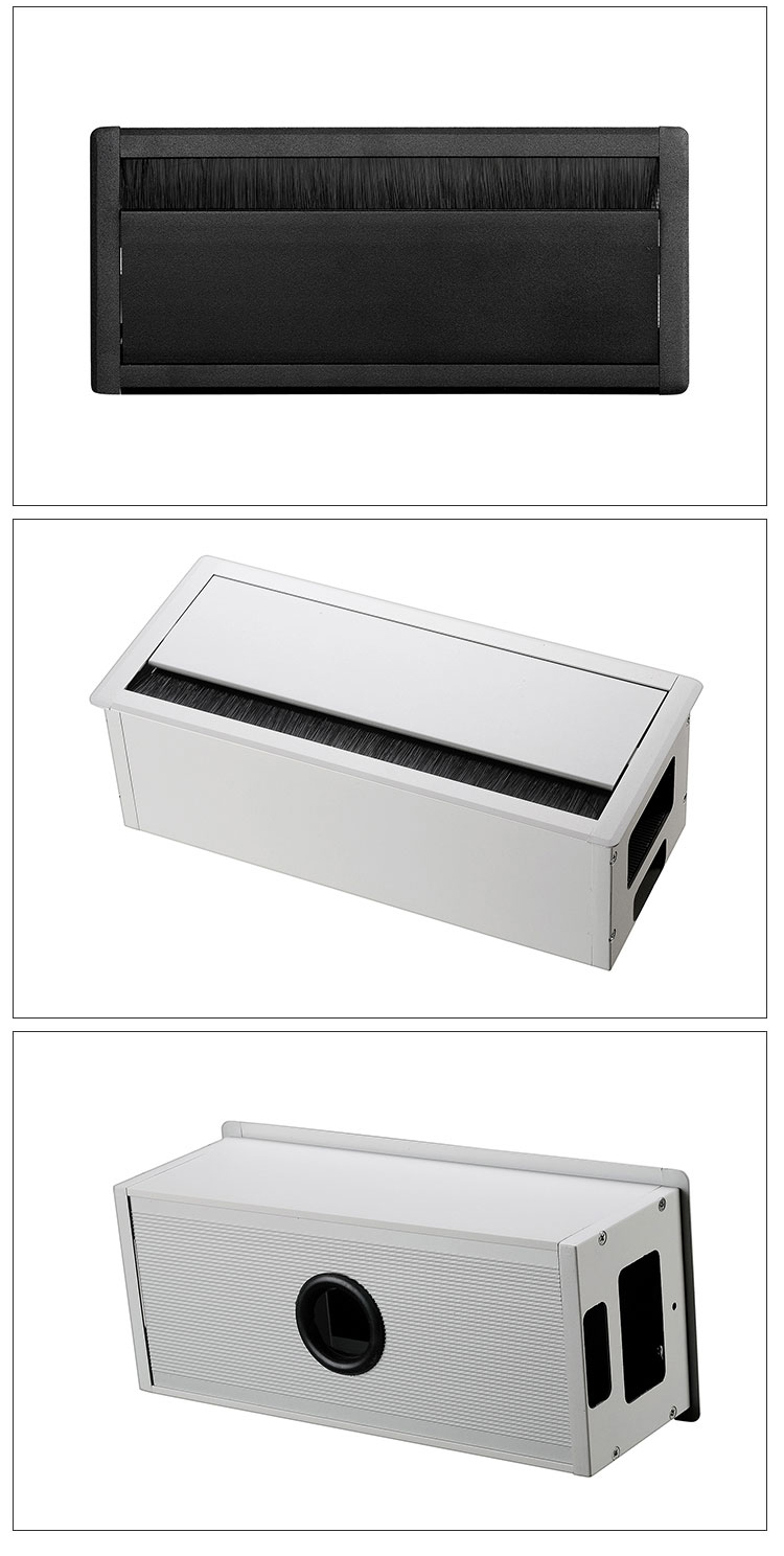 Buy Wholesale China Computer Desk Wire Hole 40mm Flip Up Brush Office ...