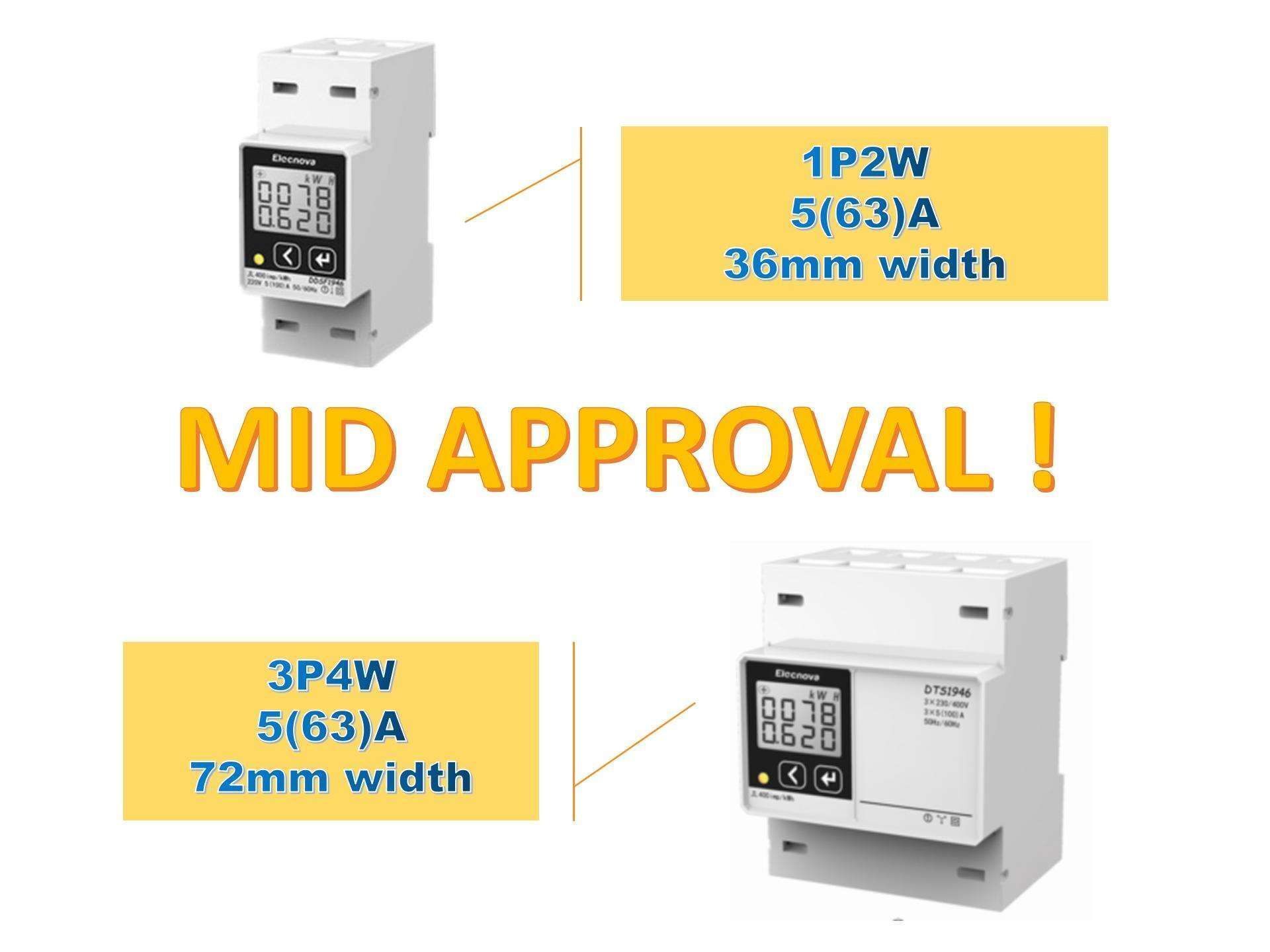 Buy Wholesale China Single Phase Din Rail Smart Energy Meter With Rs485 ...