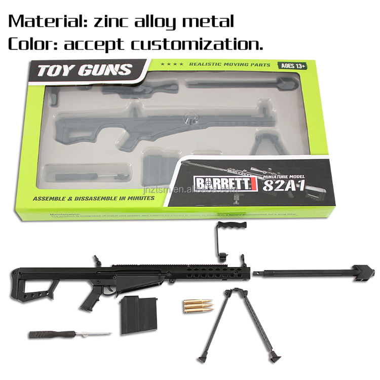 Buy China Wholesale Metal Toy Gun Model Steel Kids Barrett Ak Metal ...