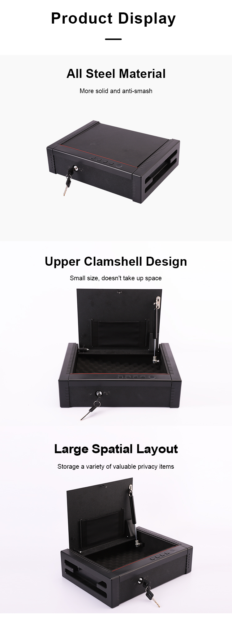 Buy Wholesale China Fingerprint Lock Gun Safe Box Manufacturer Custom ...