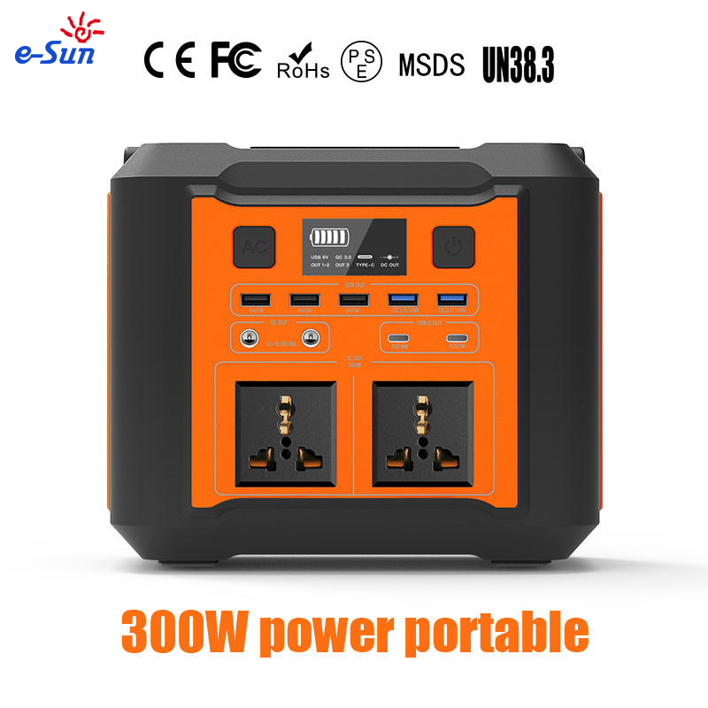 High Capacity Portable Power Station 80000mah 296wh 300w Energy Storage ...