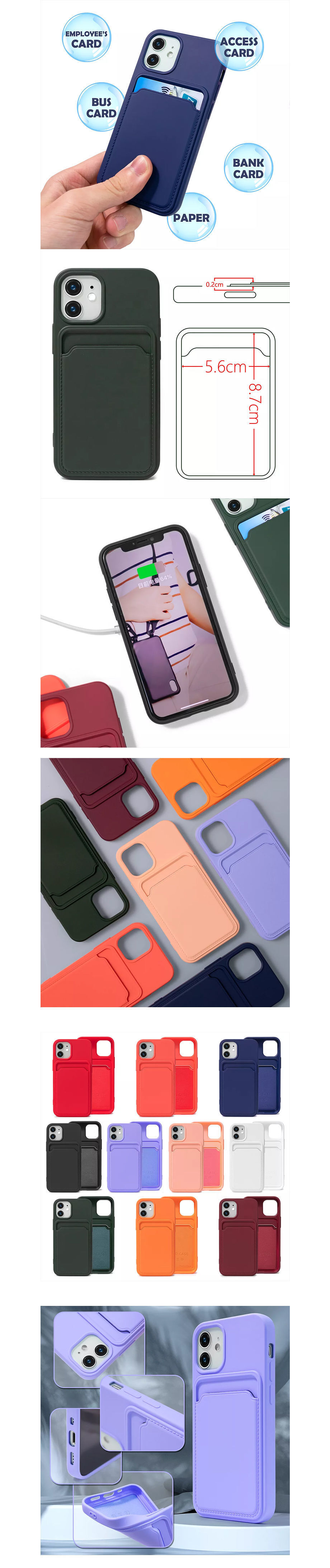 Buy Wholesale China Oem/odm Silicone Cases For Iphone With Id Credit ...
