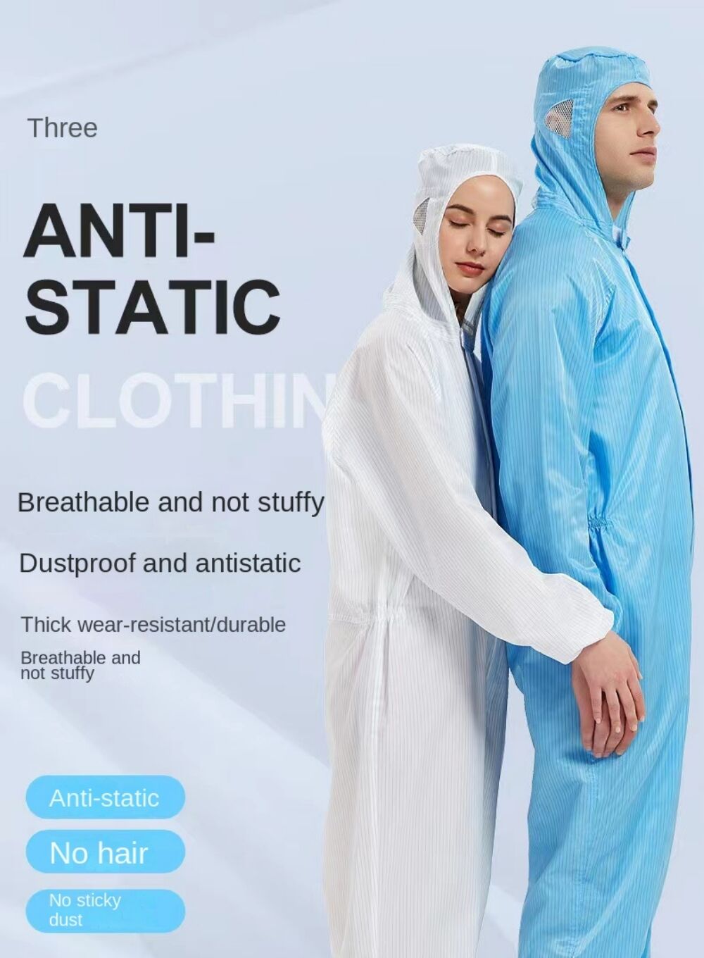 Buy Wholesale China Factory Workshop Dust-proof Anti-static Clean Suit ...
