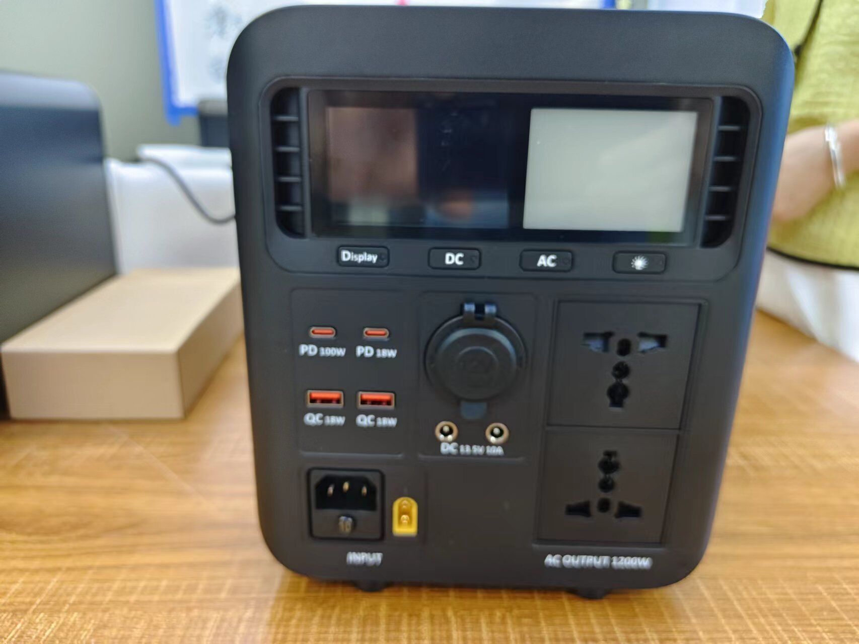 Bi-directional 1200w Portable Power Stations 1008wh Lifepo4 Battery ...