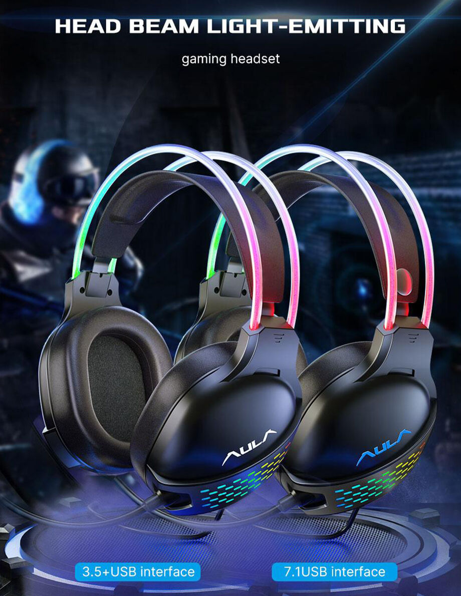 Buy Wholesale China Soai Wired Gaming Headset Rgb Cool Lighting Effect ...