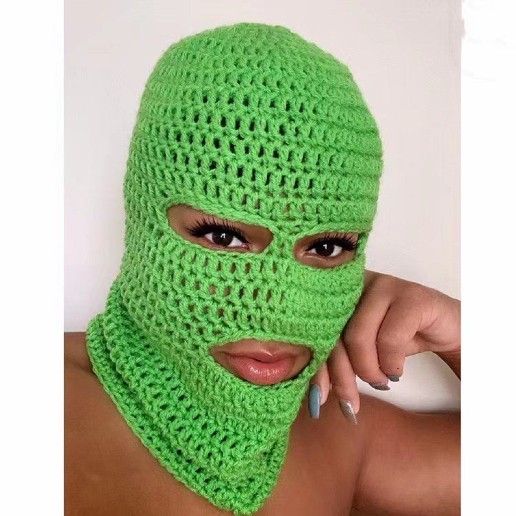 Buy China Wholesale Custom Handmade Knit Color Striped One Hole Crochet ...