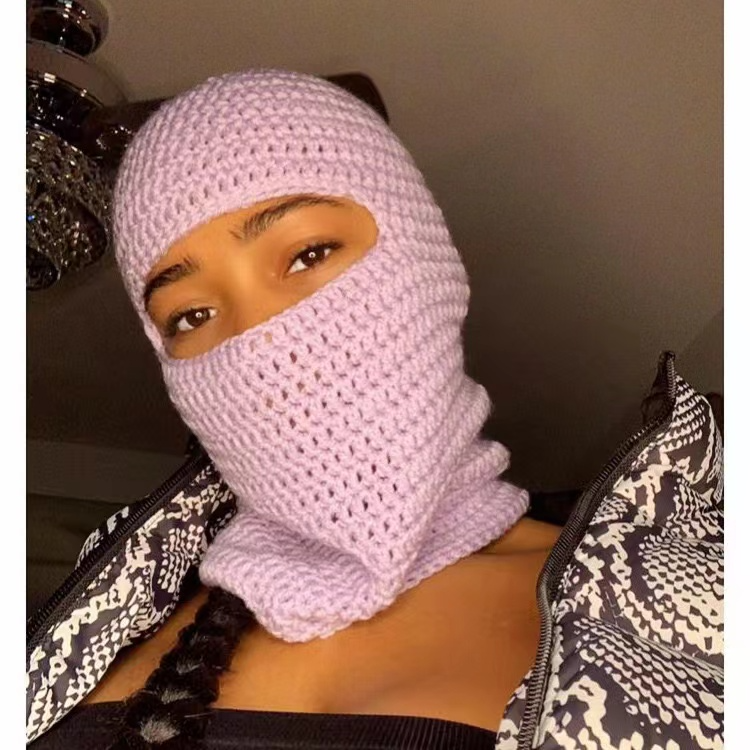 Buy China Wholesale Custom Handmade Knit Color Striped One Hole Crochet ...