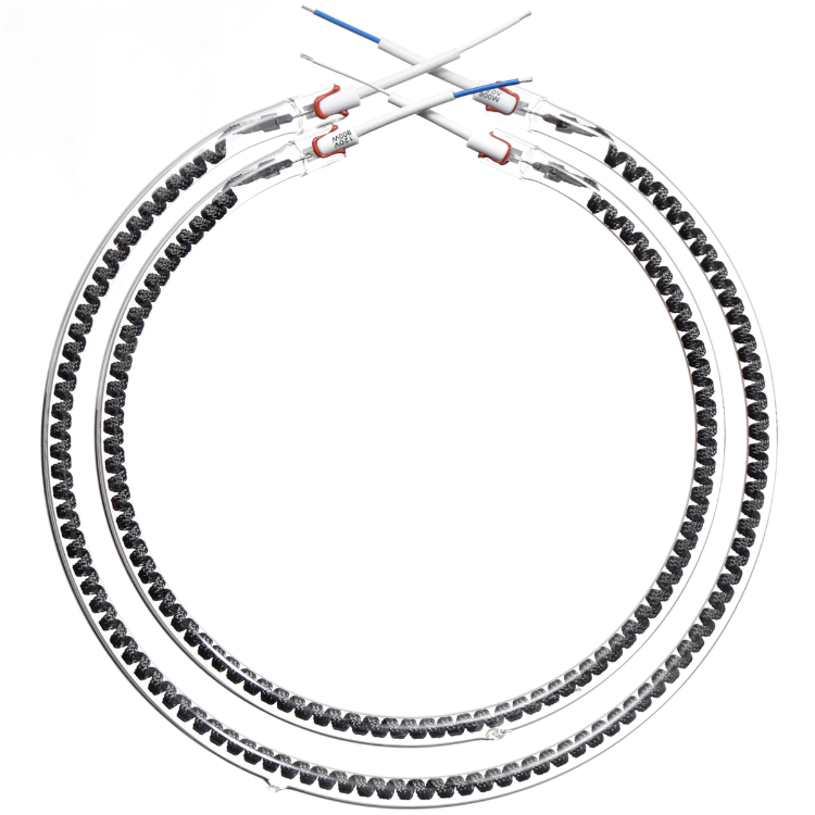 Halogen Quartz Circular Infrared Heating Lamp Glass Panel Heater Flavor ...
