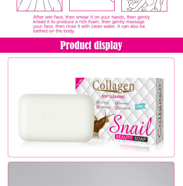 Buy Wholesale China Snail Handmade Soap Moisturizing Moisturizing ...