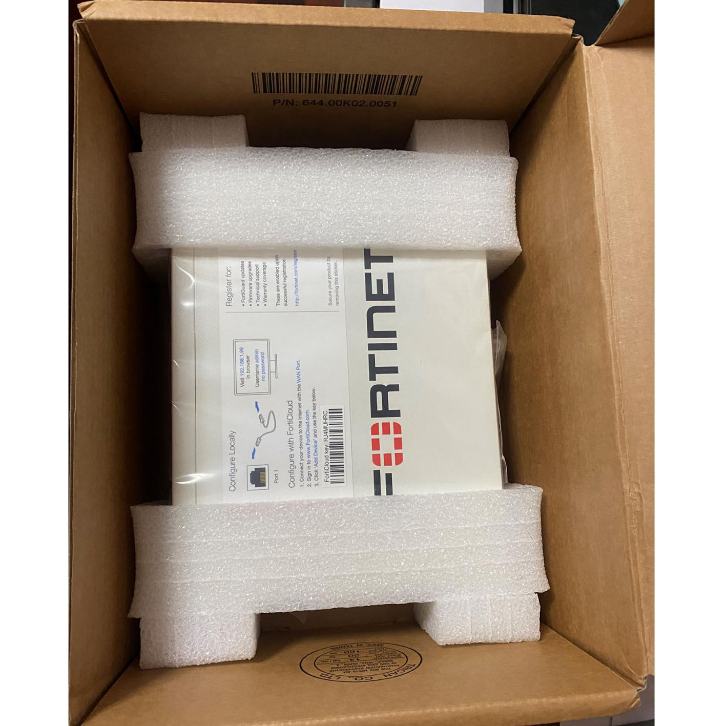New Original Fortinet Fg-60f Fortigate 60f Fortinet Firewall 10 X Ge ...