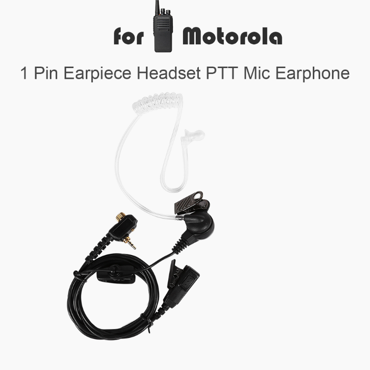 Motorola Mth800 Mth850 New Portable Concealed Earbuds Radio 1-pin ...