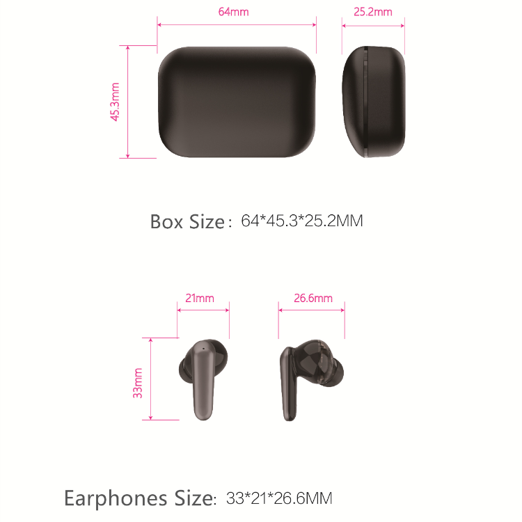 Wisdom-tech New Portable Mini Earpiece Wireless Mobile Radio Single Pin ...
