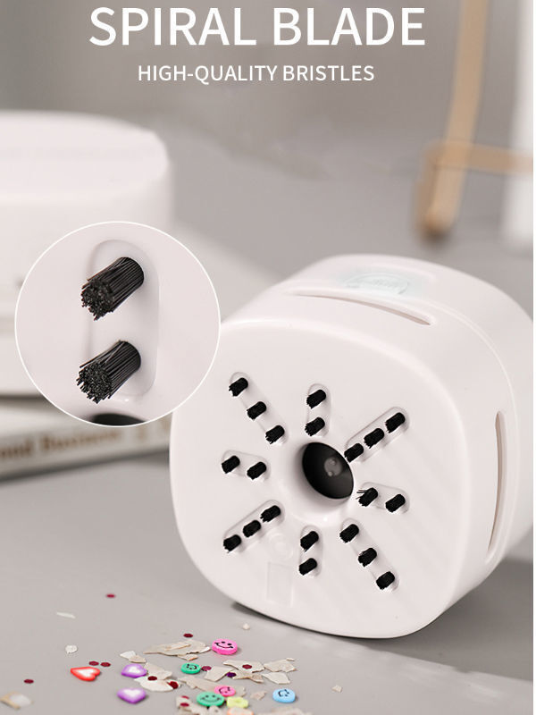 Battery Type Small Portable Dust Sweeper Collector Mini Desktop Vacuum ...